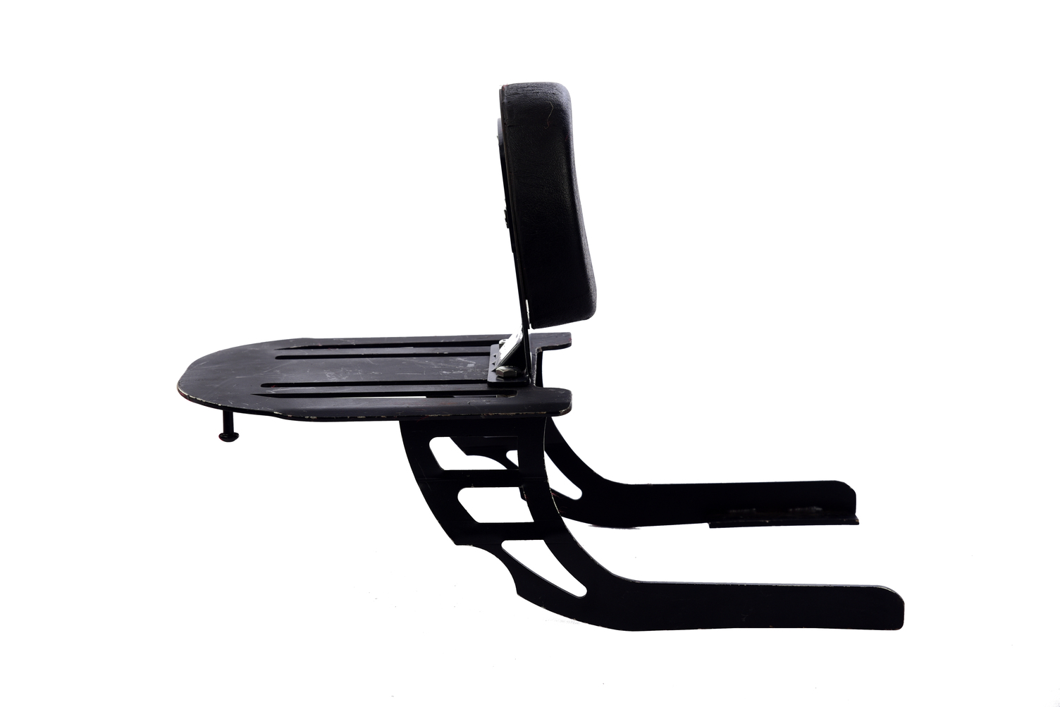 INTERCEPTOR HEAVY PLATE BACKREST IN STAINLESS STEEL BLACK POWDER COATED ...