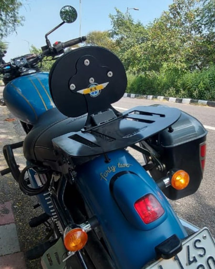 JAWA HEAVY PLATE BACKREST IN STAINLESS STEEL BLACK POWDER COATED - Bs ...