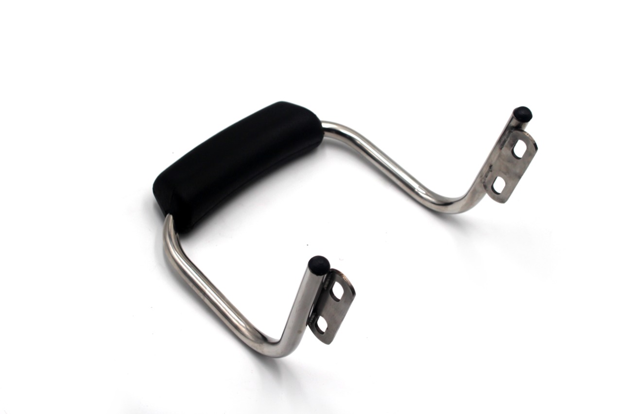 BULLET SEAT HANDLE WITH PU CUSHION IN STAINLESS STEEL - Bs Auto Accessories