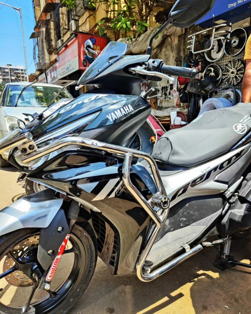 YAMAHA AEROX 155 GUARD SET IN STAINLESS STEEL - Bs Auto Accessories